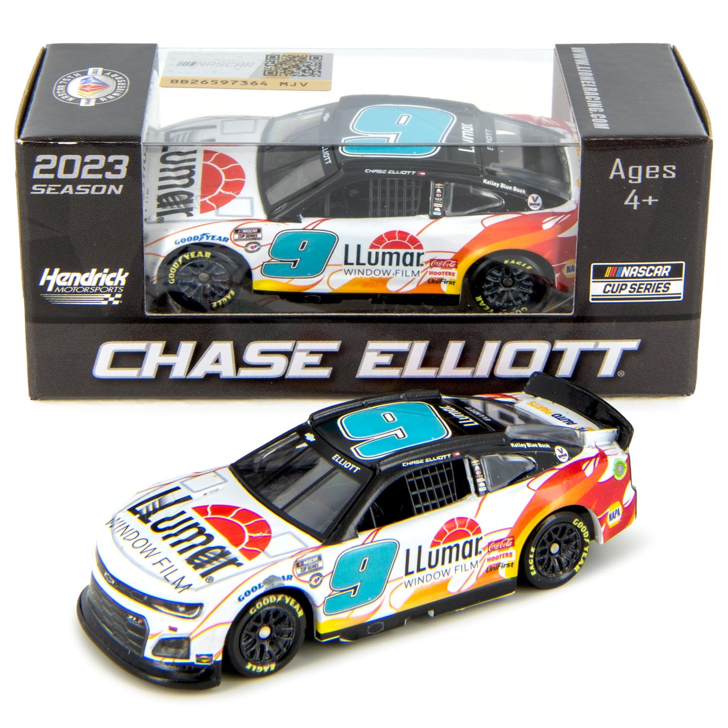 Lionel Racing Chase Elliott 2023 Llumar Diecast Car 1:64 Scale