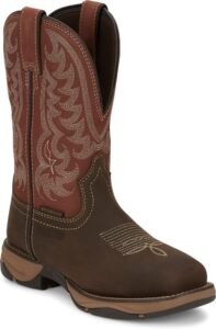 tony lama women's tw7202 waterproof steel toe josey work boot brown