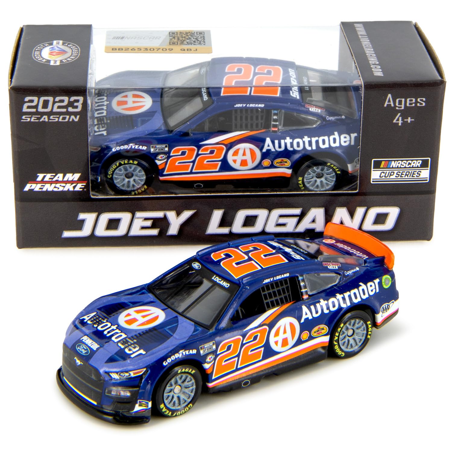 Lionel Racing Joey Logano 2023 Autotrader Diecast Car 1:64 Scale