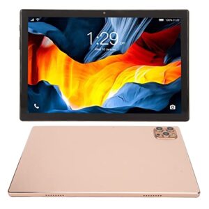 FECAMOS Office Tablet, 10.1 Inch FHD Dual Camera Tablet PC 8GB RAM 256GB ROM 5G WiFi 4G LTE Octa Core CPU for Travel (US Plug)