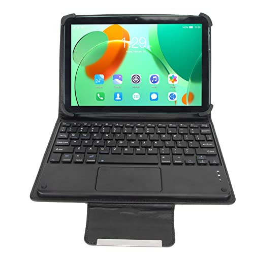 FECAMOS Tablet PC, 10. 1 Inch Tablet 4G Calling 100-240V 8GB RAM 256GB ROM Green for Study (US Plug)