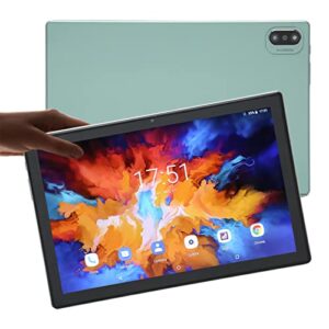 FECAMOS 11.0 Tablet, 12GB RAM 10.1in Tablet MT6755 8-Core CPU for Home (Green)