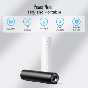 SIXTHGU Portable Charger, Power Bank, S03 2-Pack 5,000mAh Battery Pack with Fast Charging USB-C (in&Out) and Flashlight for iPhone 15/15 Plus/15 Pro/15 Pro Max, iPhone 14/13 Series, Samsung Galaxy