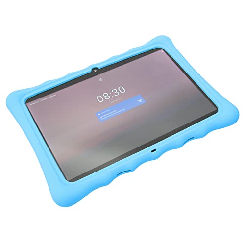 FECAMOS Kids Tablet, IPS Screen 2GB RAM 32GB ROM Pre Installed App Tablet PC 10.1 Inch Parental Control with Silicone Case for Study (US Plug)