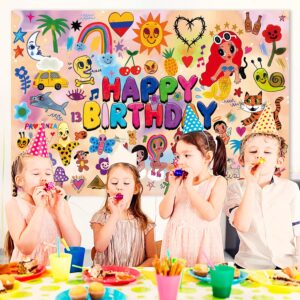 5x3FT Birthday Decorations Happy Birthday Banner, Party Decorations for Children Happy Birthday Banner Party Supplies Party Decorations