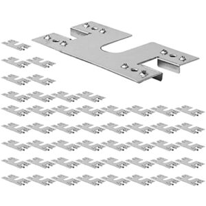 50pcs solar panel grounding clip washer spacer 28x50mm solar panel grounding gasket fits photovoltaic systems grounding clip