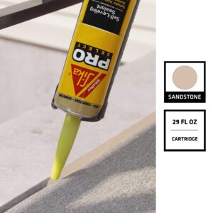 41002 Cox 29 Oz. Applicator, & Sikaflex Self Leveling Sealant, Sandstone, Polyurethane with an Accelerated Curing Capacity for Sealing Horizontal Expansion Joints in Concrete, 29 fl. oz Cartridge