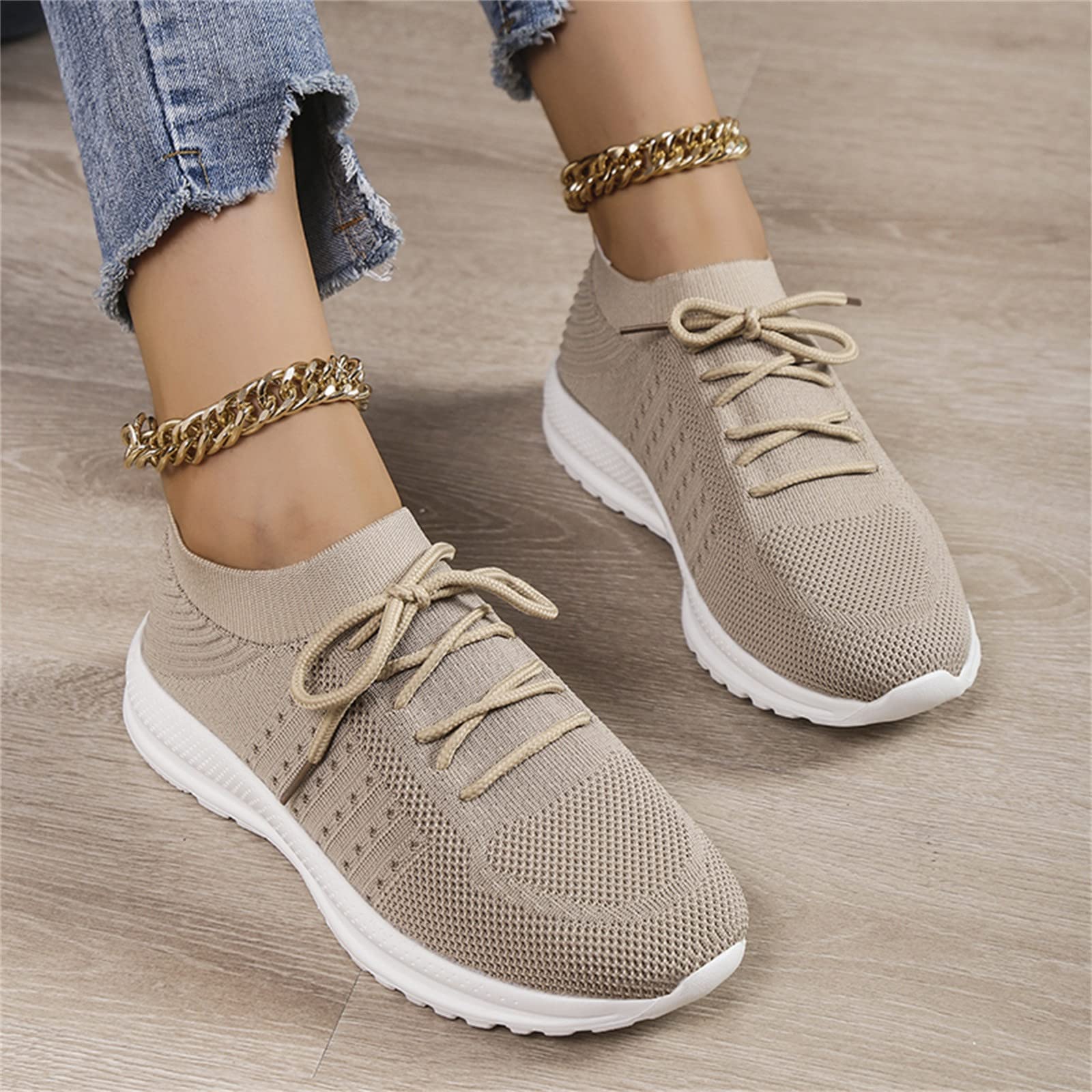 Sneakers for Women Walking Shoes Breathable Running Shoes Lightweight Mesh Shoes Non Slip Workout Gym Sneakers Shoes