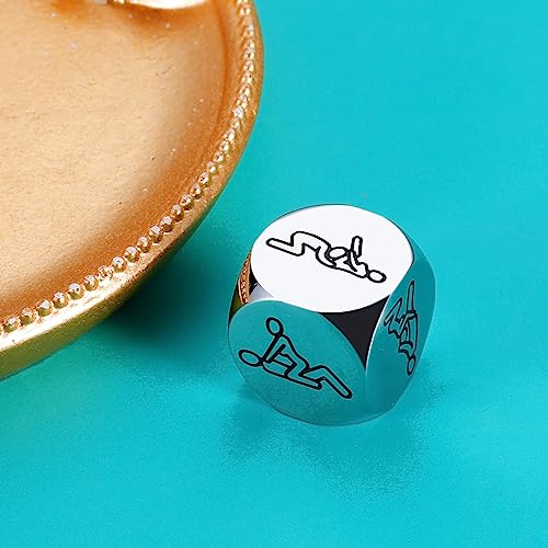 ARKUKU Anniversary Valentines Day Gifts for Him Her Date Night Ideas for Couples Food Decision Dice Christmas Birthday Gifts for Boyfriend Husband Girlfriend Wife Gifts for Men Women