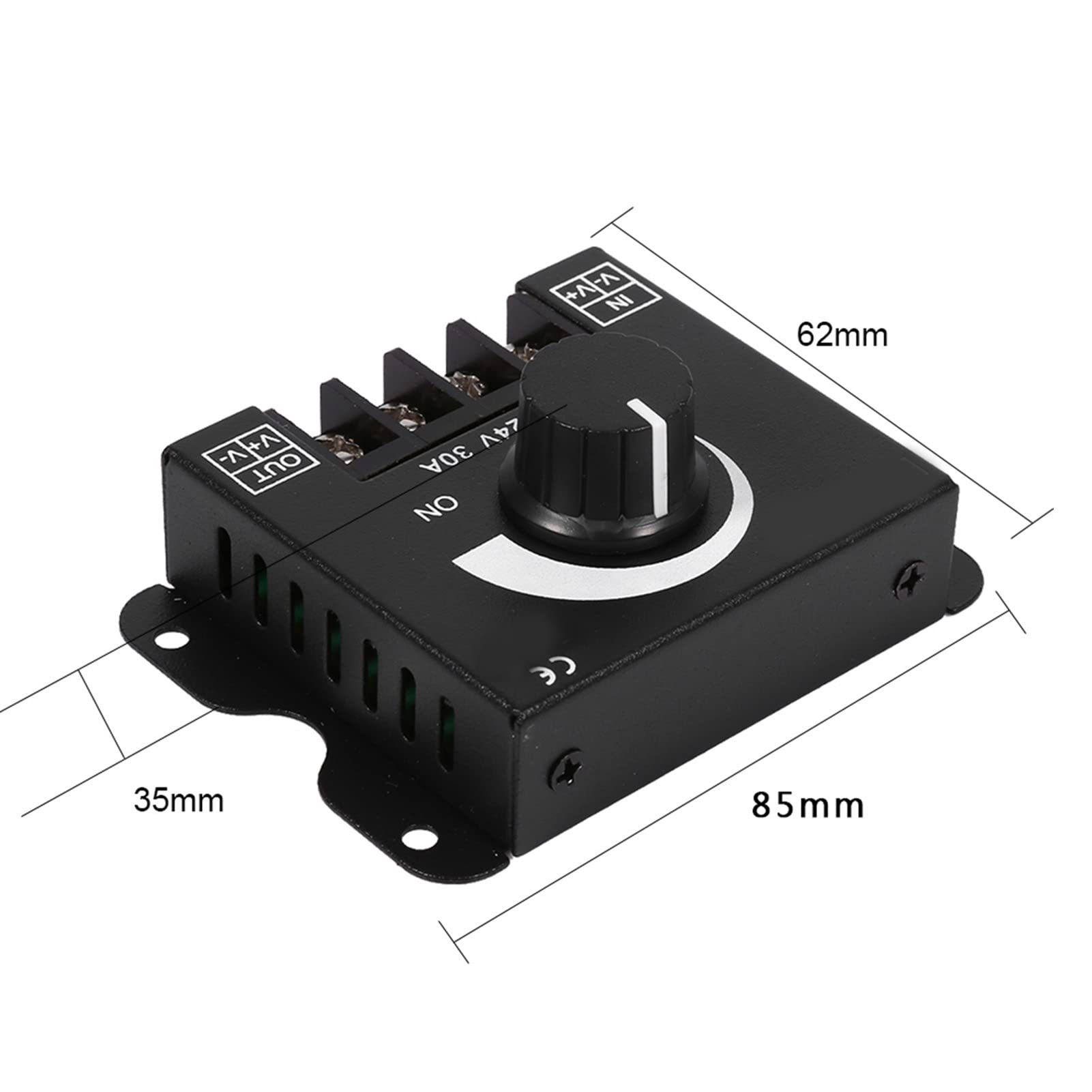 12V to 24V 30A Led Dimmer Switch Manual Operation Single Color LED Dimmer Controller for Strip Light Single Color