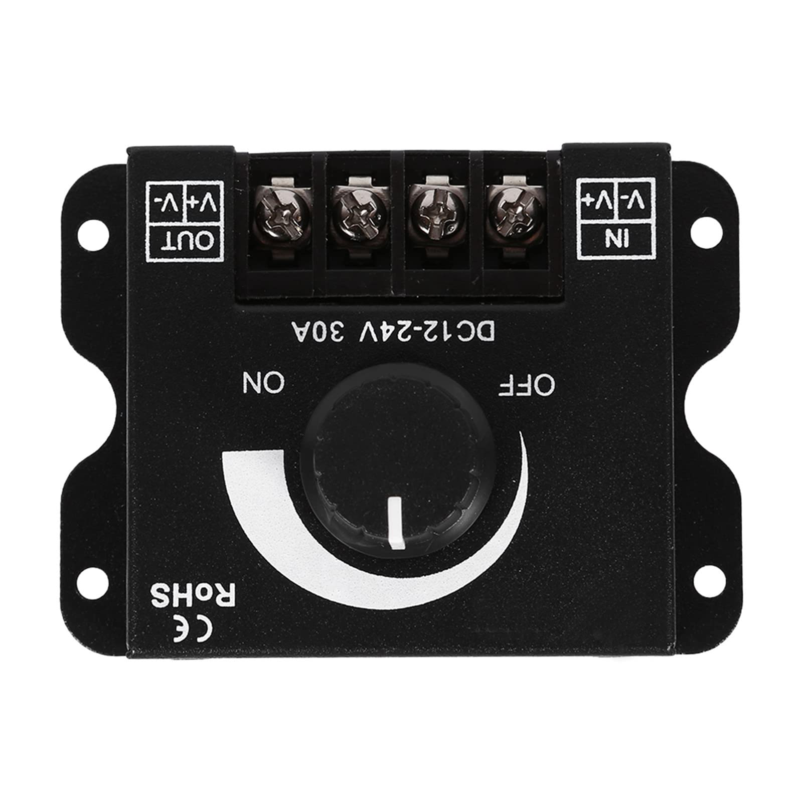 12V to 24V 30A Led Dimmer Switch Manual Operation Single Color LED Dimmer Controller for Strip Light Single Color