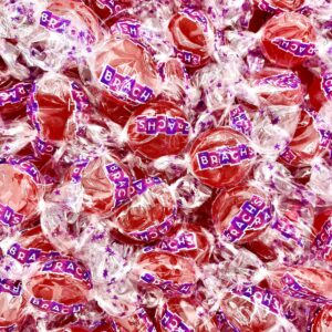 Brach's Cinnamon Hard Candy - 1 Pound Bulk Candy - Individually Wrapped Red Hots Candy Holiday Candy - Christmas Candy Bulk for Holiday - Classic Cinnamon Disk Hard Candy - Perfect Christmas Candy - Hard Christmas Candy Old Fashioned Red Candies