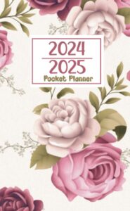 pocket planner 2024-2025: 2 year pocket calendar january 2024 to december 2025