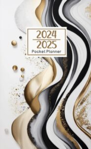 pocket planner 2024-2025: 2 year pocket calendar january 2024 to december 2025