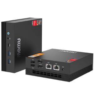 [dual 2.5gbe nic] mini pc, intel n5105(up to 2.9ghz) 16gb ddr4 ram 256gb ssd mini desktop computers, office mini pc support 4k triple display, 6x usb, wifi5, az51 micro pc