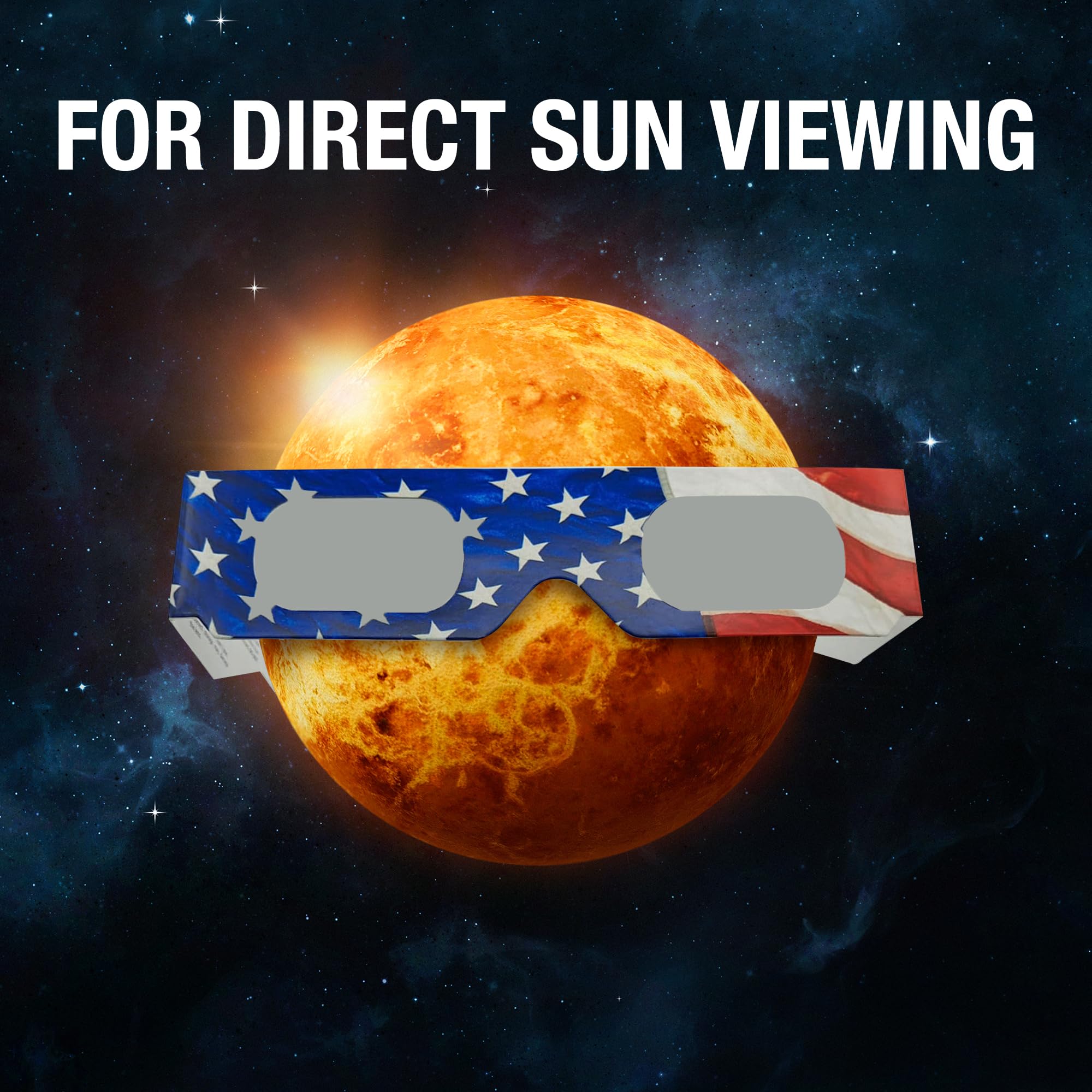 GottaHaveit Solar Eclipse Glasses Flag 5 Pack