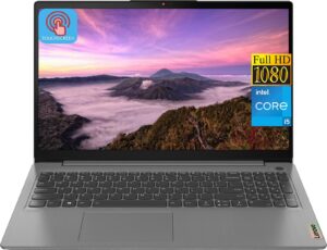 lenovo 2023 newest ideapad 3i laptop, 15.6" fhd ips touchscreen, intel core i5-1135g7 processor, 20gb ram, 1tb ssd, intel iris xe graphics, wi-fi 6, windows 11 home in s mode, arctic grey