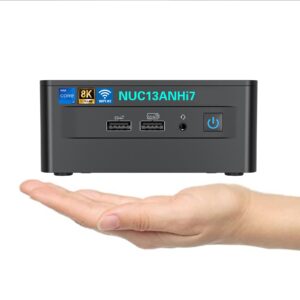 intel nuc13anhi7 nuc13 pro 32gbram 1tb ssd mini pc mini computer,win 11 pro mini computers,i7-1360p 12 core,16 thread, up to 5 ghz turbo,nvme ssd ddr4,wifi 6e,bt 5.3,8k support,usb 3.2,htpc,gaming