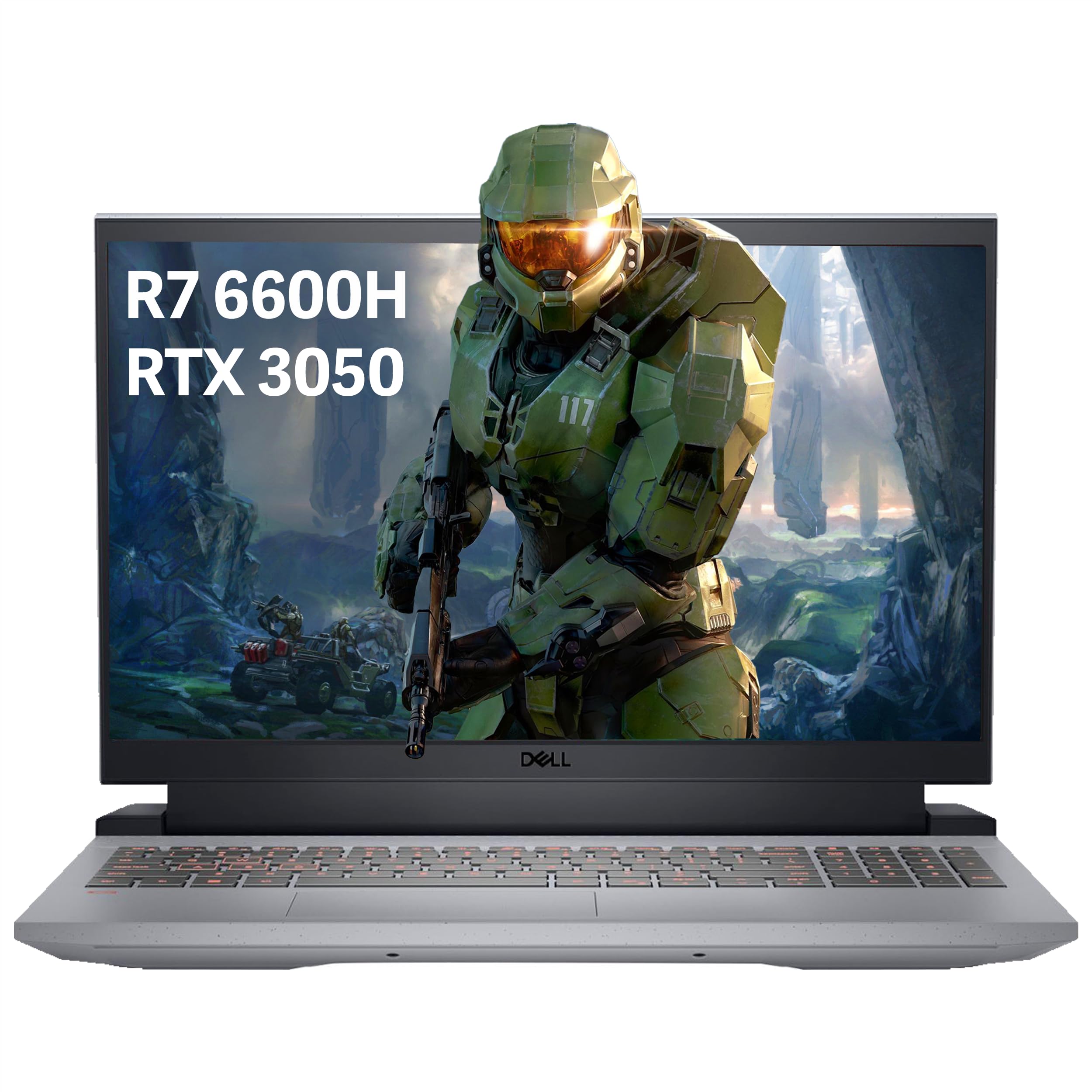 Dell G15 15.6" FHD 120Hz Gaming Laptop, AMD Ryzen 7 6800H, 64GB DDR5 RAM, 2TB PCIe SSD, NVIDIA GeForce RTX 3050Ti, Backlit Keyboard, HD Camera, Win 11 Pro, Gray