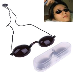 buwiz beauty patient protective goggle for ipl,laser,led,uv lamp treatment,without blocking light,transparent