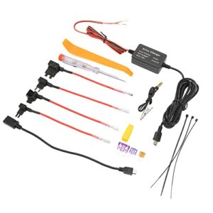 dashcam hardwiring kit, mirror cam hard wire kit flexible for radar detector