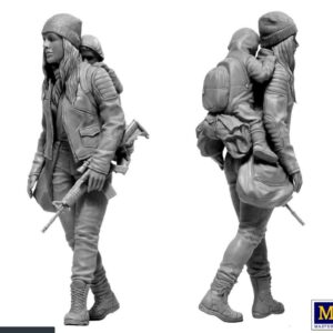 Master Box 24078-1/24 Scale - Pоst-Apocalyptic Series. The Last Bridge 3 Figures in kit