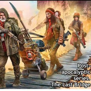 Master Box 24078-1/24 Scale - Pоst-Apocalyptic Series. The Last Bridge 3 Figures in kit