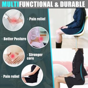 Gulymm Foot Rest for Under Desk at Work, Rocking Foot Stool Footrest, Ergonomic Footrest for Office Chair with Massage Surface, Foot Stool for Office Chair Home Travel Back Leg Pain Pressure Relief