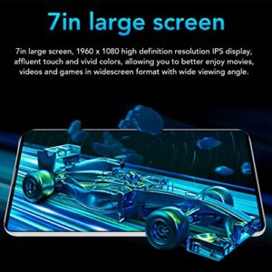 Zunate 7 inch Tablet, Android 10 Tablet, 1960 x 1080 IPS Screen, 4GB RAM 32GB ROM, 8 Cores Processor Tablet PC, Dual Camera, WiFi, 6000mAh Battery (US Plug)