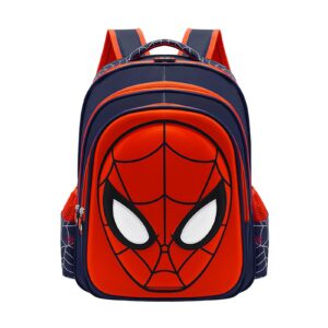 ogvxcja kids cool boys backpacks water resistant bookbags classic travel backpack daypack kindergarten & preschool children bookbag cartoon bags(l) navy blue