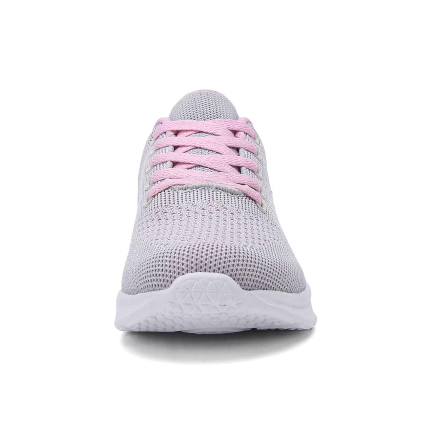 Women's Tennis Walking Shoes Sneakers Breathable Lightweight Casual Comfort Fashion Sneaker Size 6.511.5, Womens Shoes Sneakers Wide Lace Up Trendy White Sneakers For Women 2023 (Pink, 8.5)