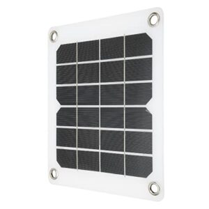 5v 20w solar panel kit for phone, portable solar charge panel with usb output port for solar chargers, mini generators, power banks, suitable for camping, home