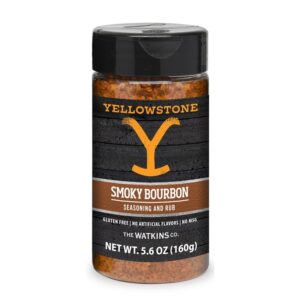 yellowstone smoky bourbon seasoning and rub, 5.6oz