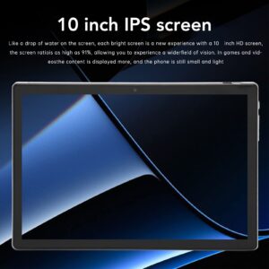 2 in 1 Tablet, 10 inch Android 11.0 Tablet with Wireless Keyboard, IPS Touch Screen, 8GB RAM 128GB ROM, Octa Core CPU, 5+13MP Dual Cameras, 2.4G/5G WiFi, BT5.0, 4G LTE Tablet PC (Silver)