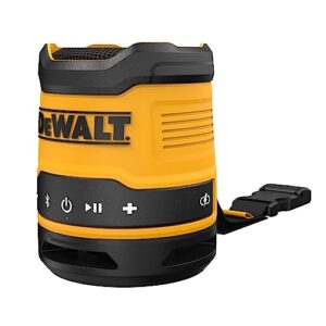 dewalt bluetooth speaker, usb-c rechargeable, jobsite (dcr008)