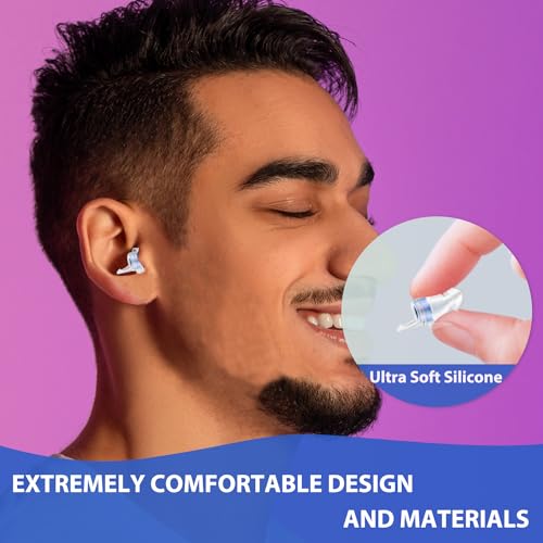 Laudexua High Fidelity Concert Ear Plugs, 2 Pairs Ear Protection Musician Earplugs for Concerts, Music Festival, Motorcycle, and Other Noise Reduction Events