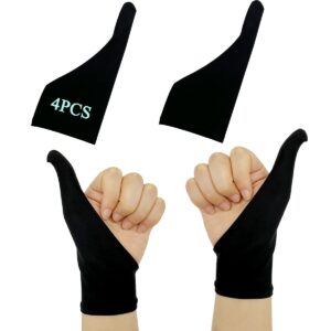 2 pairs adult thumb sucking guard gloves finger gloves for finger sucking stop nail biting prevention skin picking thumb sucking and hair pulling