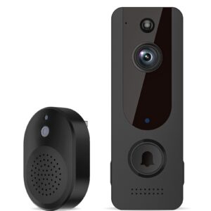 Aiwit Video Doorbell, Wireless Home Surveillance Camera Included Chime Ringer, AI Human Detection, Cloud Storage, 2-Way Audio, Night Vision, Battery Powered, Live View, Indoor/Outdoor Surveillance