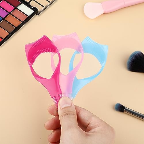 3 IN 1 Mascara Shield Lash Buddy Makeup Cosmetic Eyelash Tool Eyelash, Tool Upper Lower Eye Lash Mascara Shield Guard for Lashes Natural Look Make Up 3 Pack