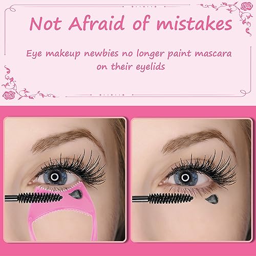 3 IN 1 Mascara Shield Lash Buddy Makeup Cosmetic Eyelash Tool Eyelash, Tool Upper Lower Eye Lash Mascara Shield Guard for Lashes Natural Look Make Up 3 Pack