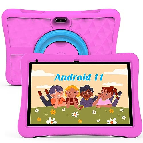 Kids Tablet 10 inch Toddler Tablet Android Tablet for Kids 3GB RAM 64GB ROM Tablets 10.1" IPS Touch Screen 1280x800, Iwawa & Parent Control kid Tablet WiFi Dual Camera, 6000mAh Battery Shockproof Case