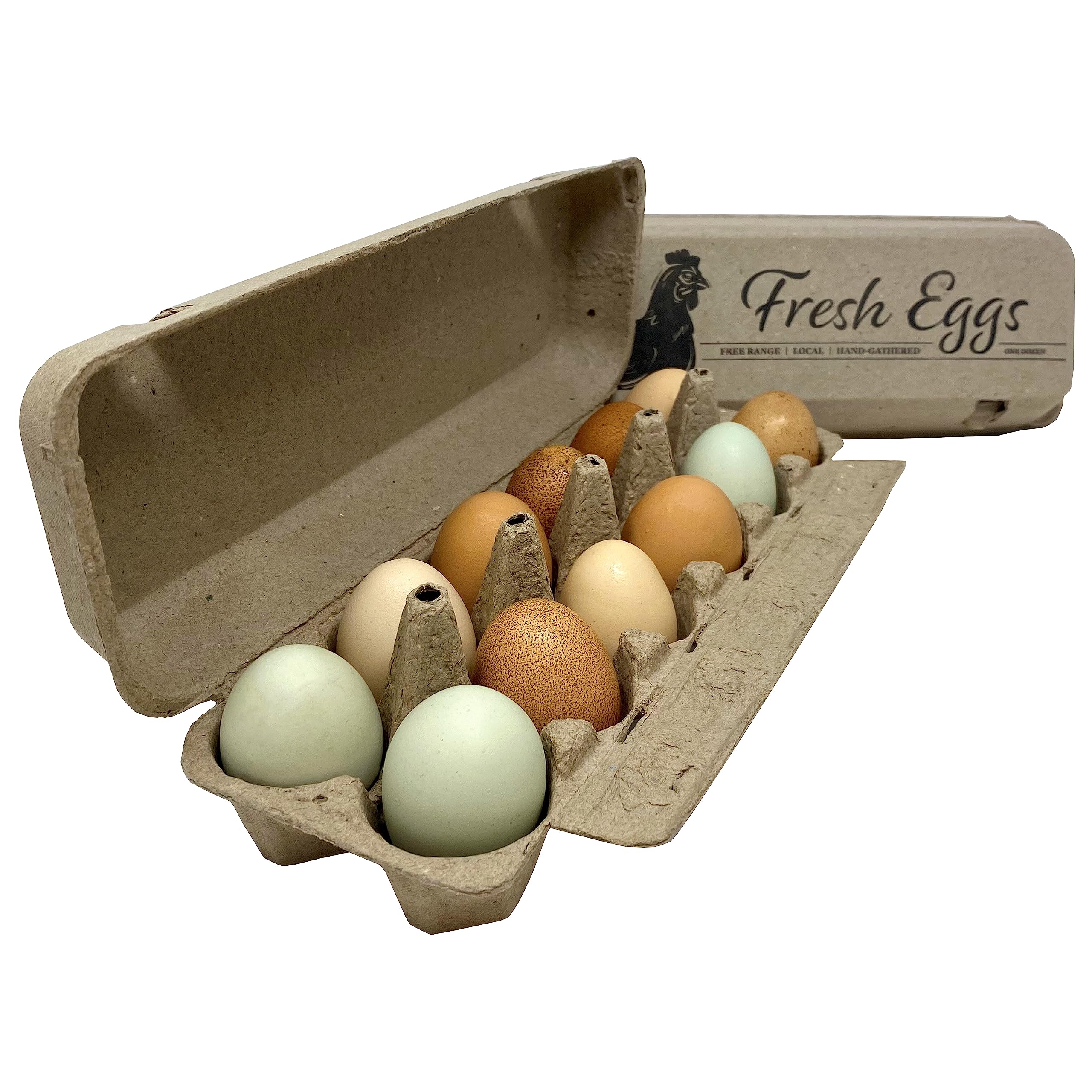 Cackle Hatchery Printed Paper Pulp Egg Cartons - Fresh Eggs (30)