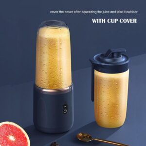 Portable Blender,USB Rechargeable with Six Blades, for Shakes and Smoothies, Puree, Crush Ice,Stainless Steel Ice Sabre-Blades,Puree and Frozen Fruit