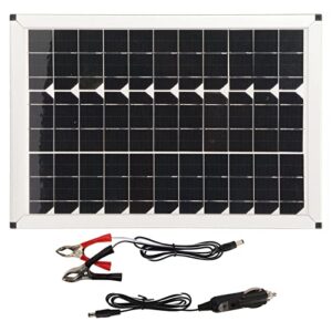 100w 12v solar panel kit, solar battery trickle charger maintainer, waterproof solar panel trickle charger kit, dual usb solar panel car battery charger for boat marine rv