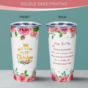 Birthday Gifts for Women, Gifts for Women Birthday Unique, Women Birthday Gift Ideas 20oz Tumbler with Lid And Straw, Birthday Presents for Women, Women's Birthday Gifts for Mom Sister Daughter Friend