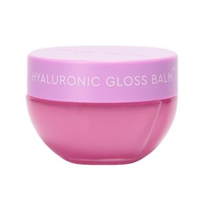 glow recipe plum plump hyaluronic acid lip balm - overnight lip mask, lip treatment or moisturizing high-shine lip gloss - plumping & long-lasting lip hydration (15ml)