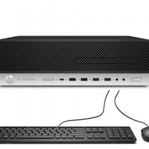 HP EliteDesk 800 G4 SFF Business Desktop PC, Intel Core i5-8500 3.0Ghz up to 4.1GHz, 16GB DDR4 RAM, 512 GB SSD, DVD, Bluetooth, Windows 10 Pro (Renewed), Black