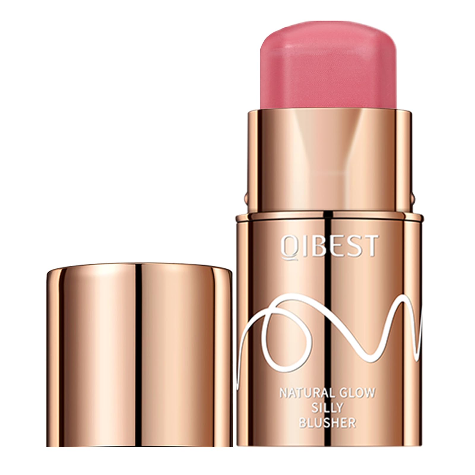 Cream Blush Stick Makeup, Multi-use Blush Beauty Wand for Eye, Lip and Cheek, Longwear Waterproof Moisturizing Monochromatic Blush Stick, Buildable & Mixable. Matte Finish, 0.3oz (Shy Pink #4)