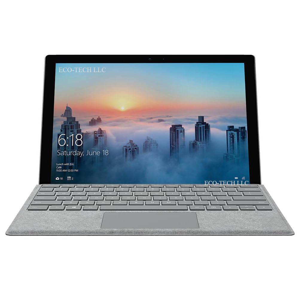 Microsoft Surface Pro 4 Tablet PC, 12.3" 4K Touchscreen, Intel Core i5-6300U, 8GB RAM, 256GB SSD, Windows 10 Pro (Renewed)