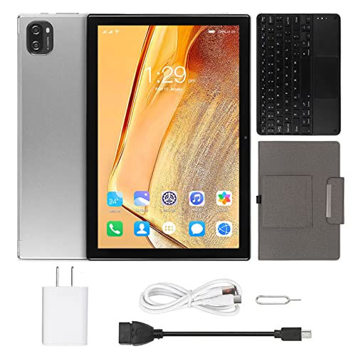 Tablet, 2.4GHz 5G WiFi 10.1 Inch Tablet Support USB C Fast Charging 8 Core CPU 2 in 1 (US Plug)